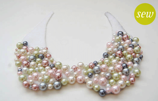 DIY Pearl Collar Necklace - Kaezel Sangil's Creative Journal