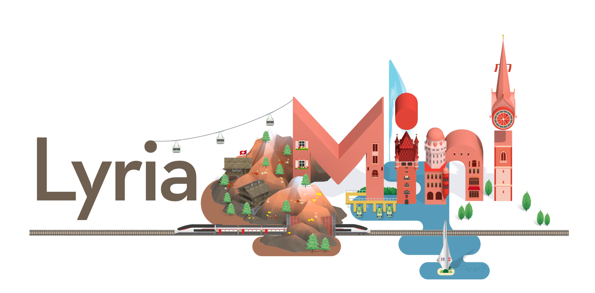 Lyria TGV - Mini Campaign - Jing Zhang illustration