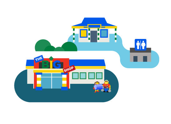 Legoland map - Jing Zhang illustration