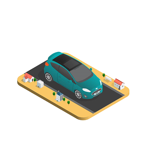 Ford Fiesta - Jing Zhang illustration