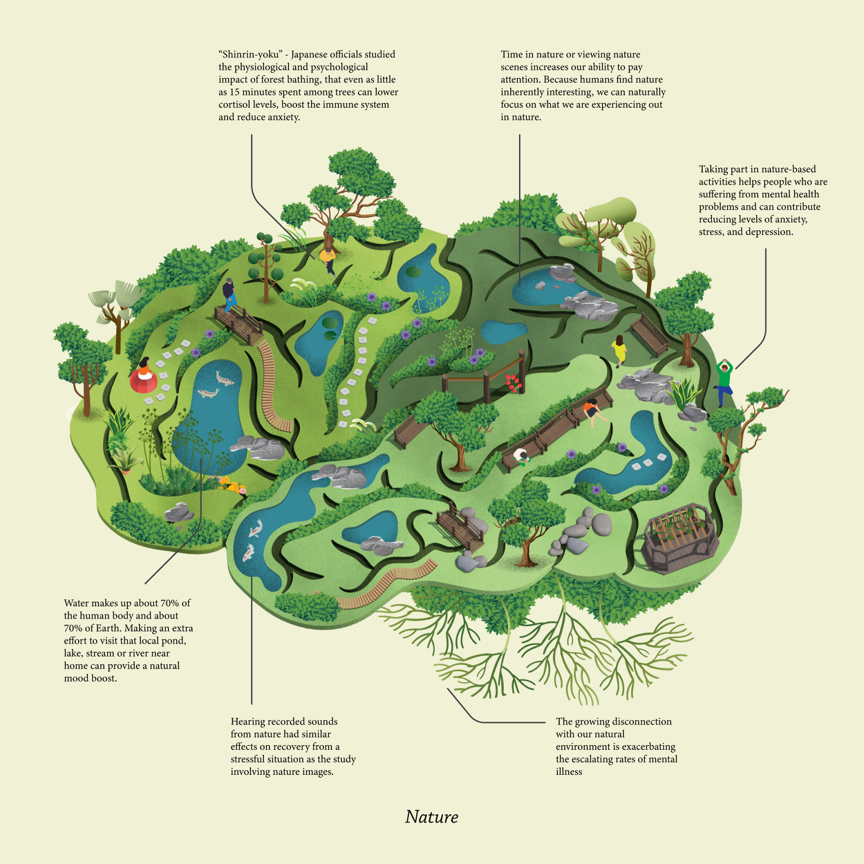 Nature and Us (Full series) - Jing Zhang illustration