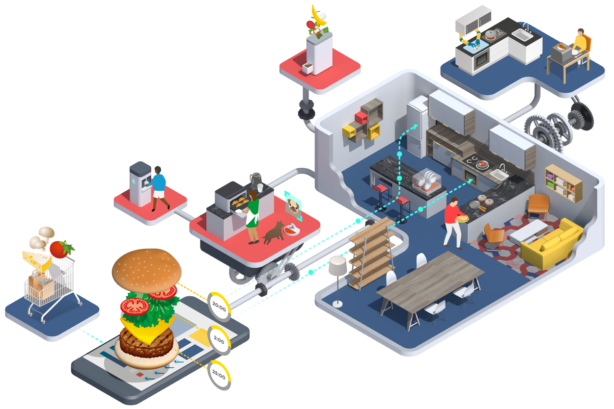 Future of food - Jing Zhang illustration