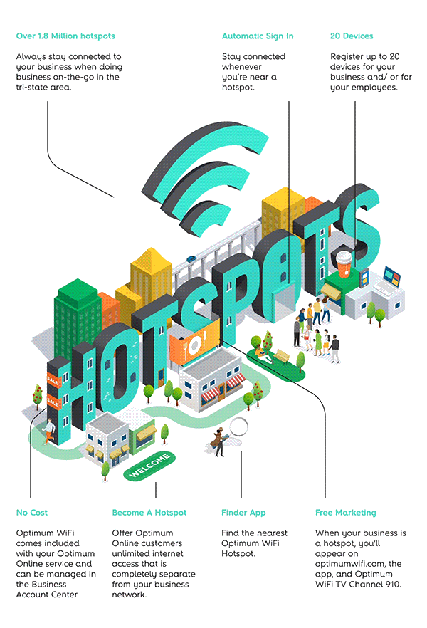 Altice animated infographics - Jing Zhang illustration