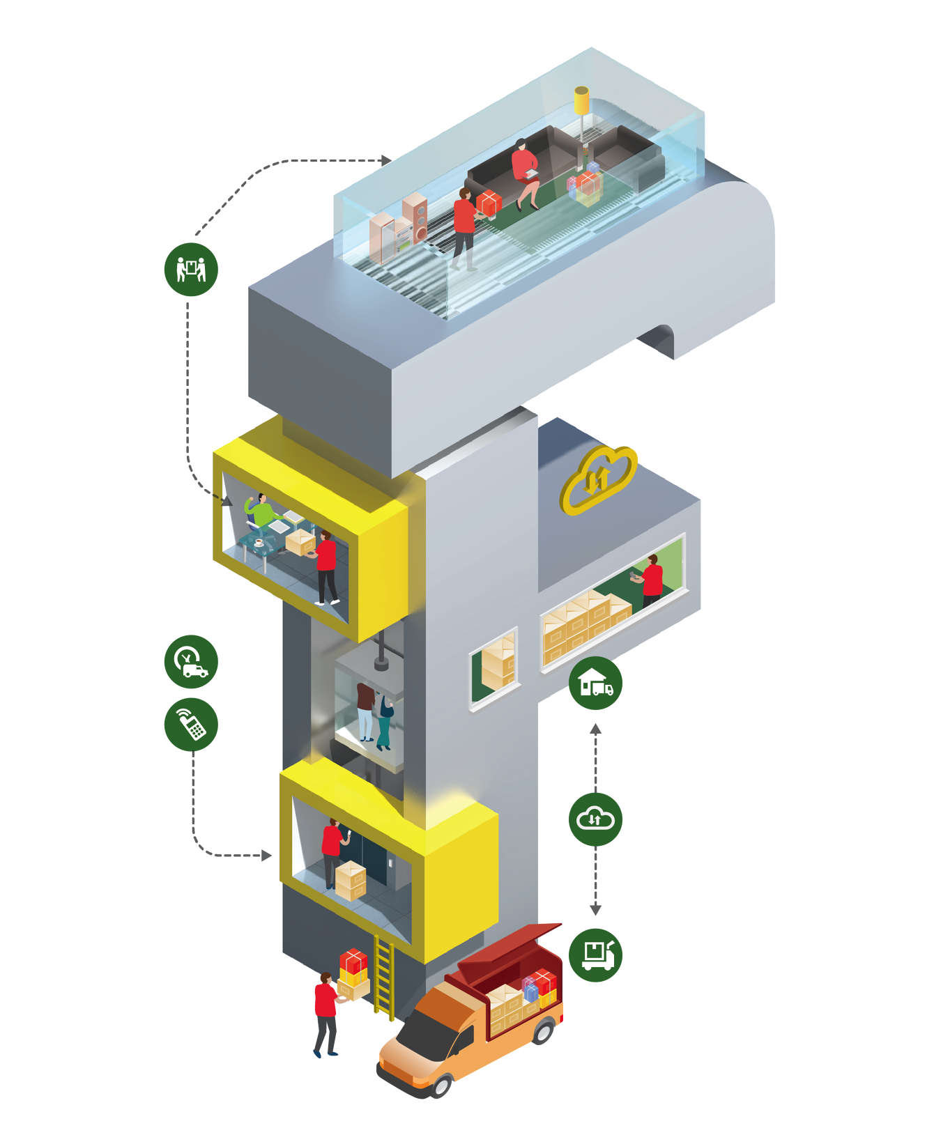 Sprint letters (set of 15 letters) - Jing Zhang illustration