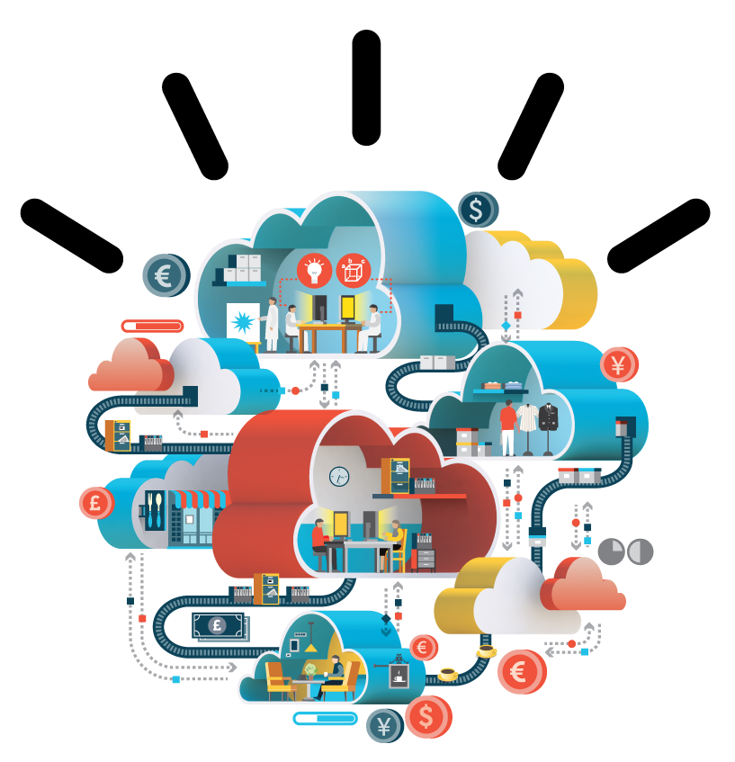 IBM / Smarter Cloud - Jing Zhang illustration