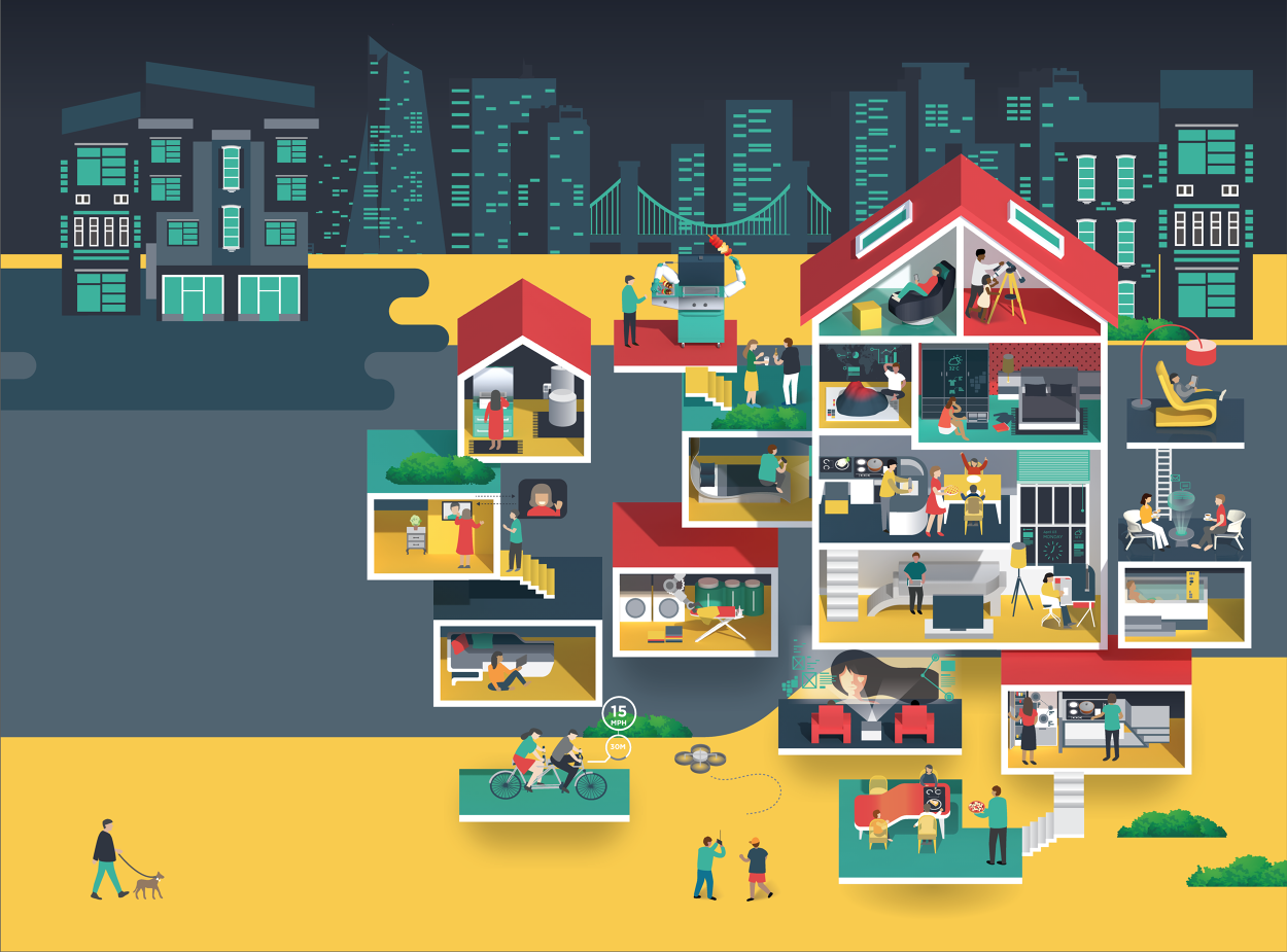 Home of Future by Samsung - Jing Zhang illustration