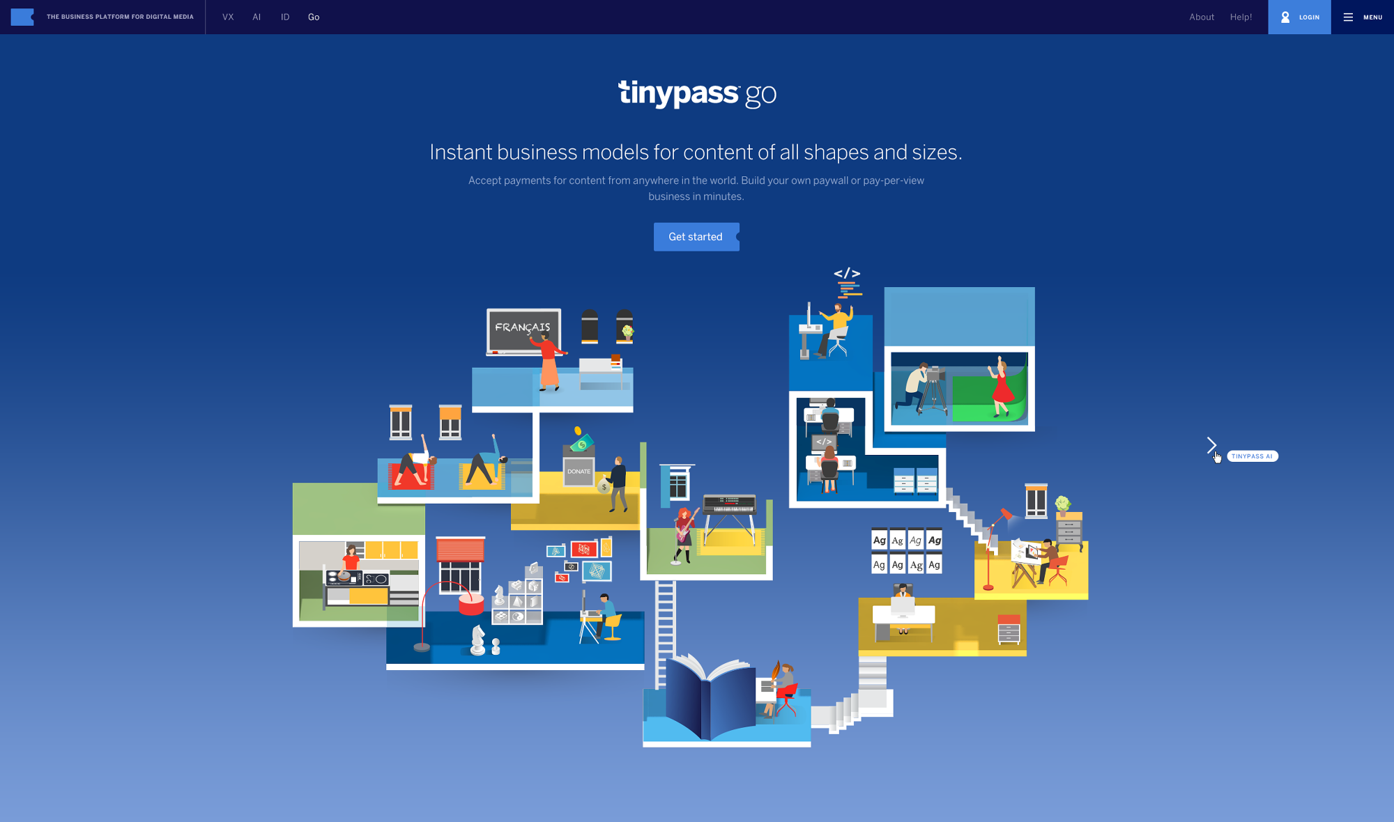 Tinypass - Jing Zhang illustration