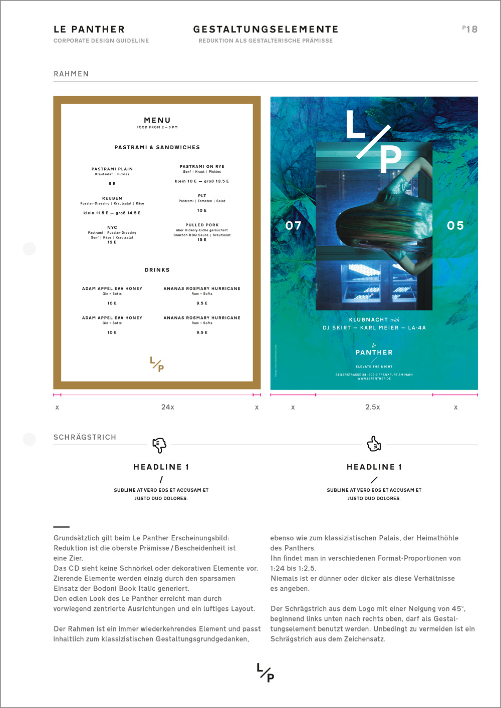 Styleguide – Le Panther - franconia graphics
