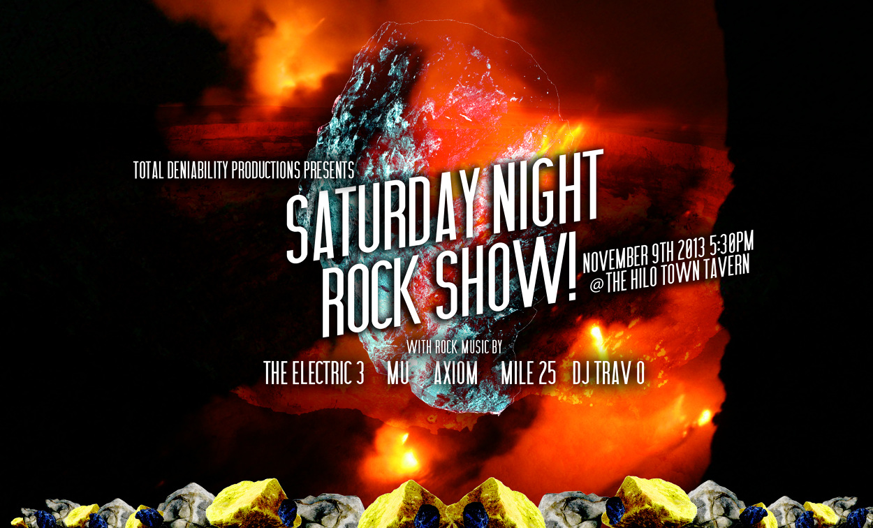 Total Deniability Concert Posters - Orchestrated Design & Marketing