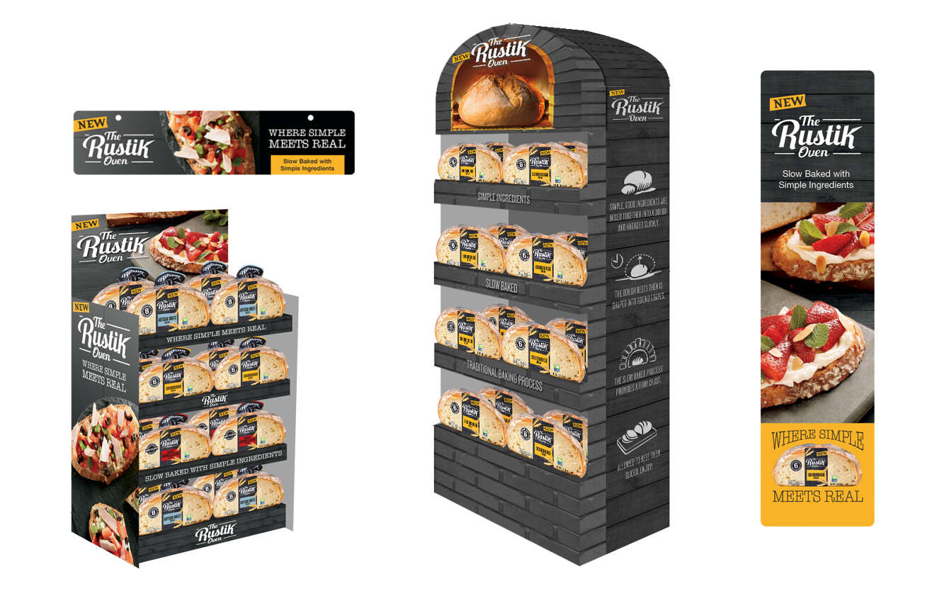 The Rustik Oven Bread Launch - Kasey Moore: Art Director/Graphic Designer