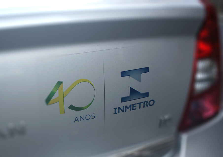 Marca comemorativa - 40 anos Inmetro - ANDRÉ ROCHA | fotografia & design