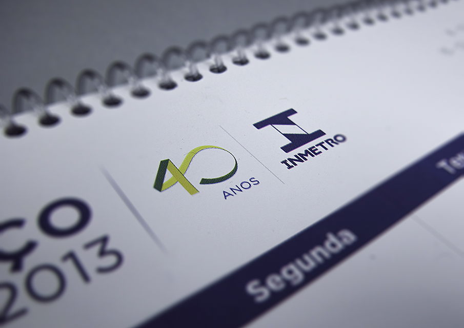 Marca comemorativa - 40 anos Inmetro - ANDRÉ ROCHA | fotografia & design