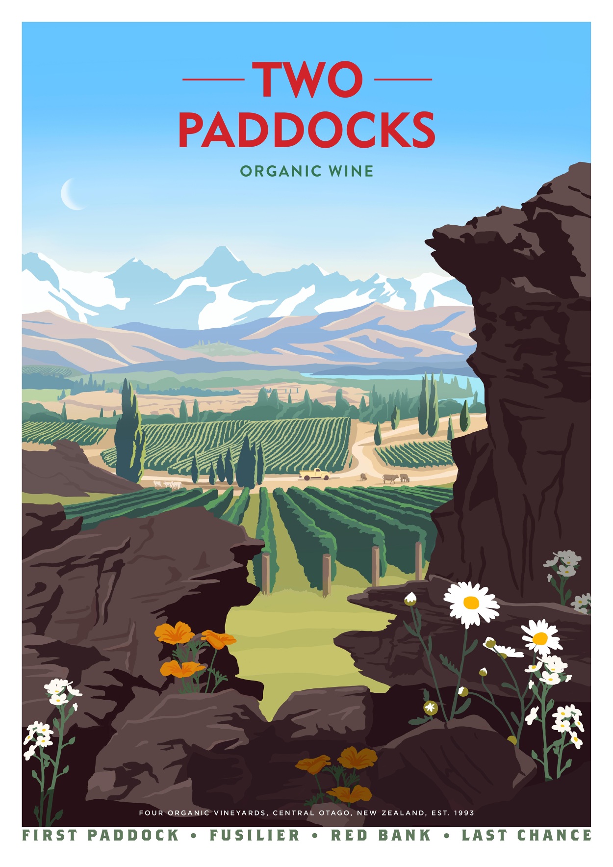Two Paddocks poster - Lisa Nicole