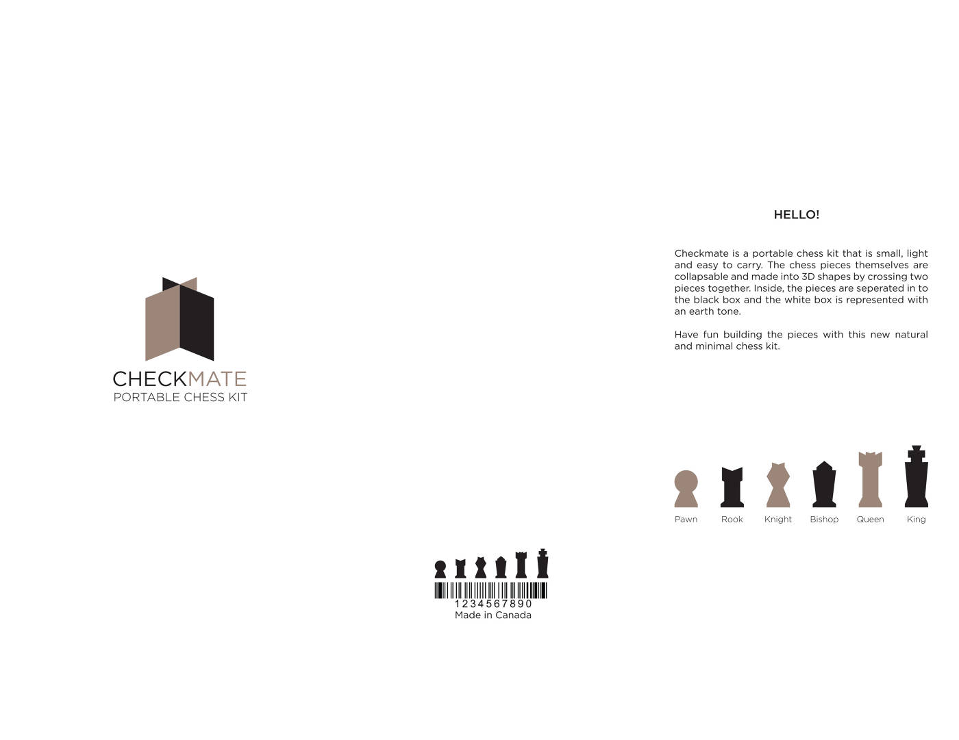 Portable Chess Kit - May Design