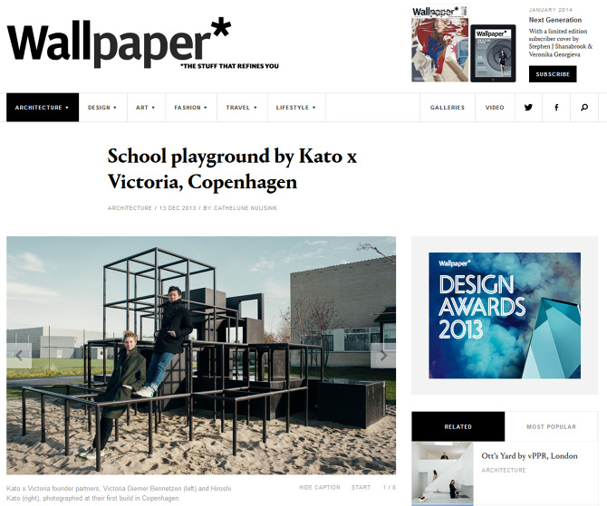 INTERVIEW IN WALLPAPER* - KATOxVictoria