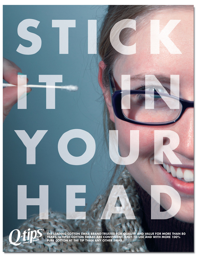 Q-tips "Head On" Ads - Derek W. Veigel