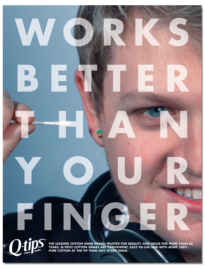 Q-tips "Head On" Ads - Derek W. Veigel