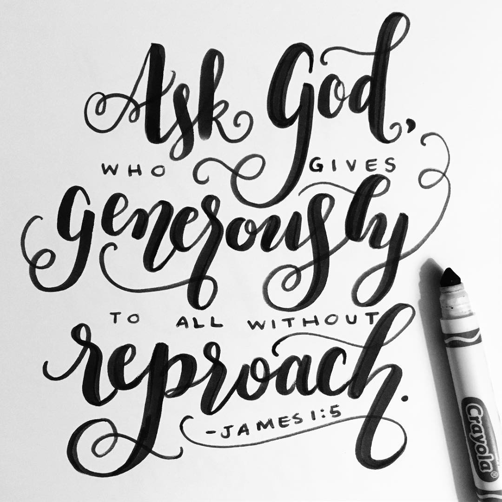 30 Days of Bible Lettering - Jessica Wei - Graphic Design