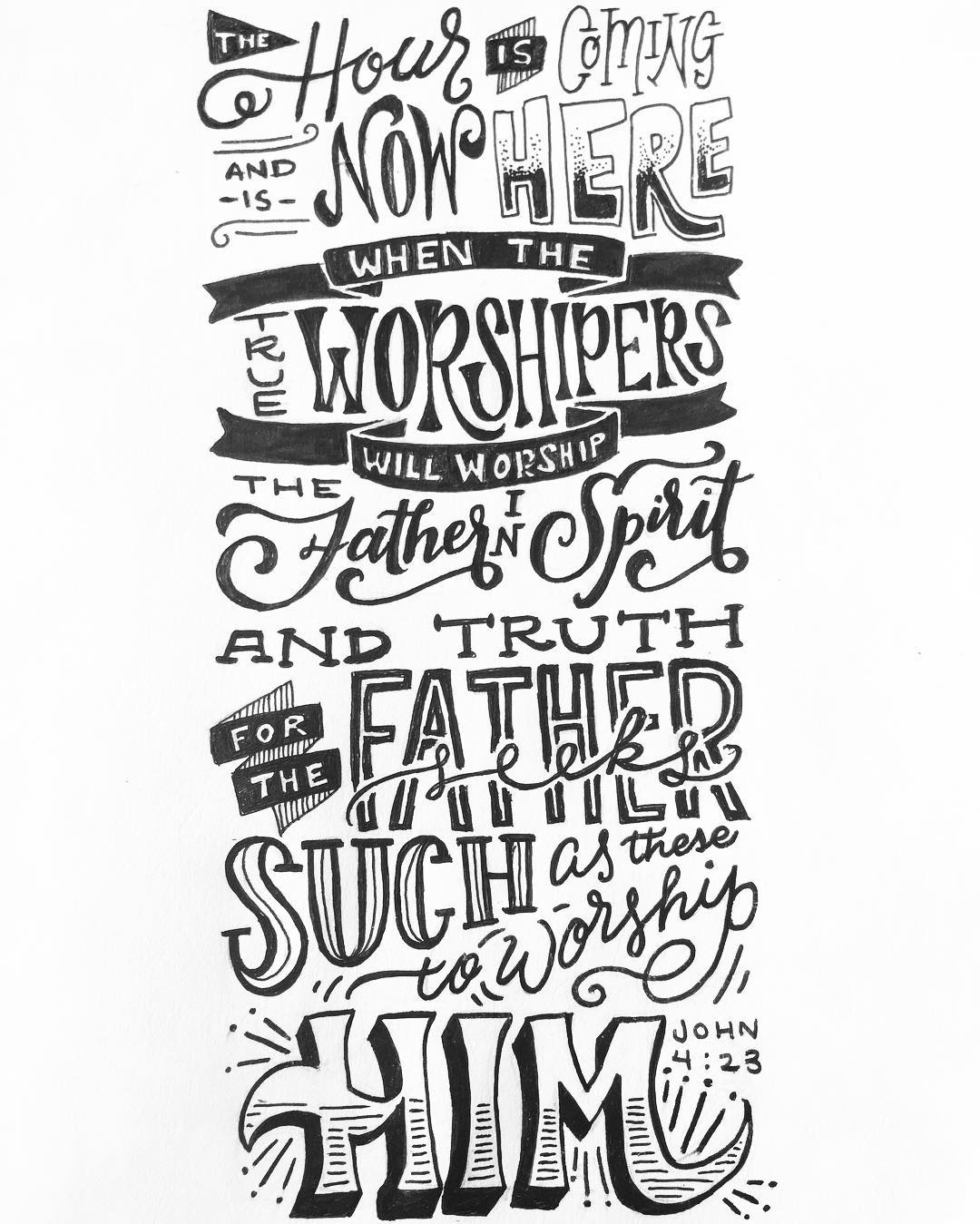 30 Days of Bible Lettering - Jessica Wei - Graphic Design