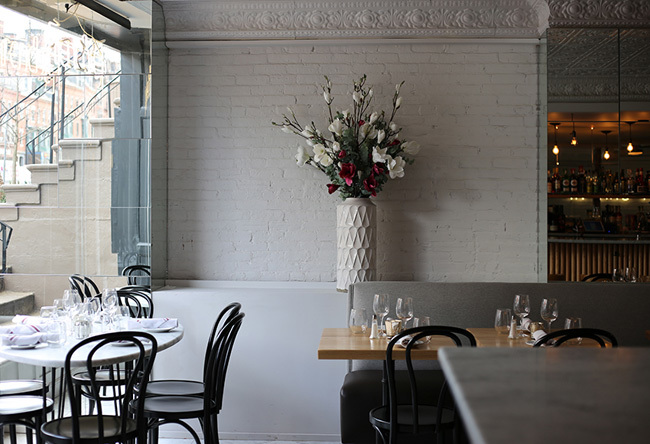 Frenchie restaurant, Boston - descombes & thieulin