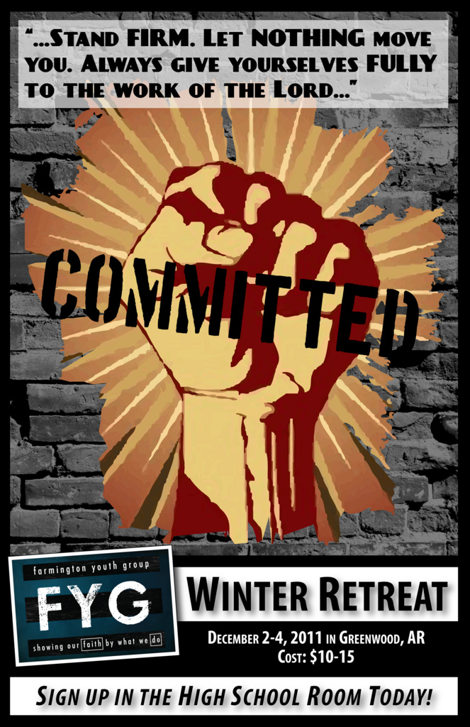 Winter Retreat Poster - Luke Dockery