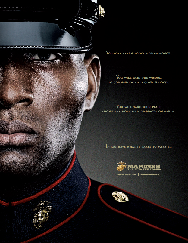USMC Enlisted Print Campaign - Jay Blizzard: Art Director/Designer ...