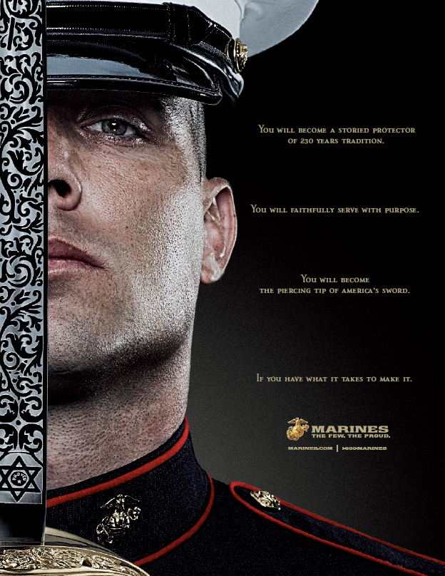 USMC Enlisted Print Campaign - Jay Blizzard: Art Director/Designer ...