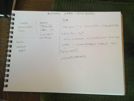 Portfolio ReDesign Colophon - Calliope Muse