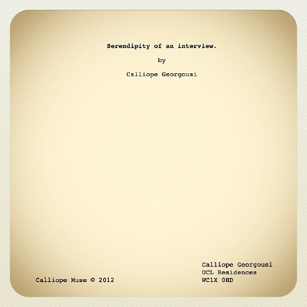 Portfolio ReDesign Colophon - Calliope Muse