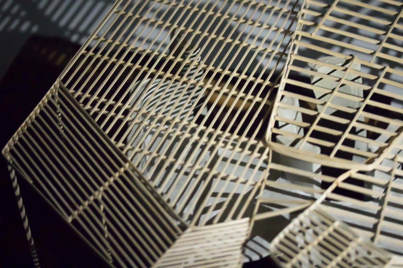 structural model // the abedian school of architecture - work