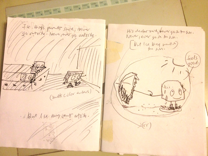 THE MAKING OF ICE BOY! - Funny with Love