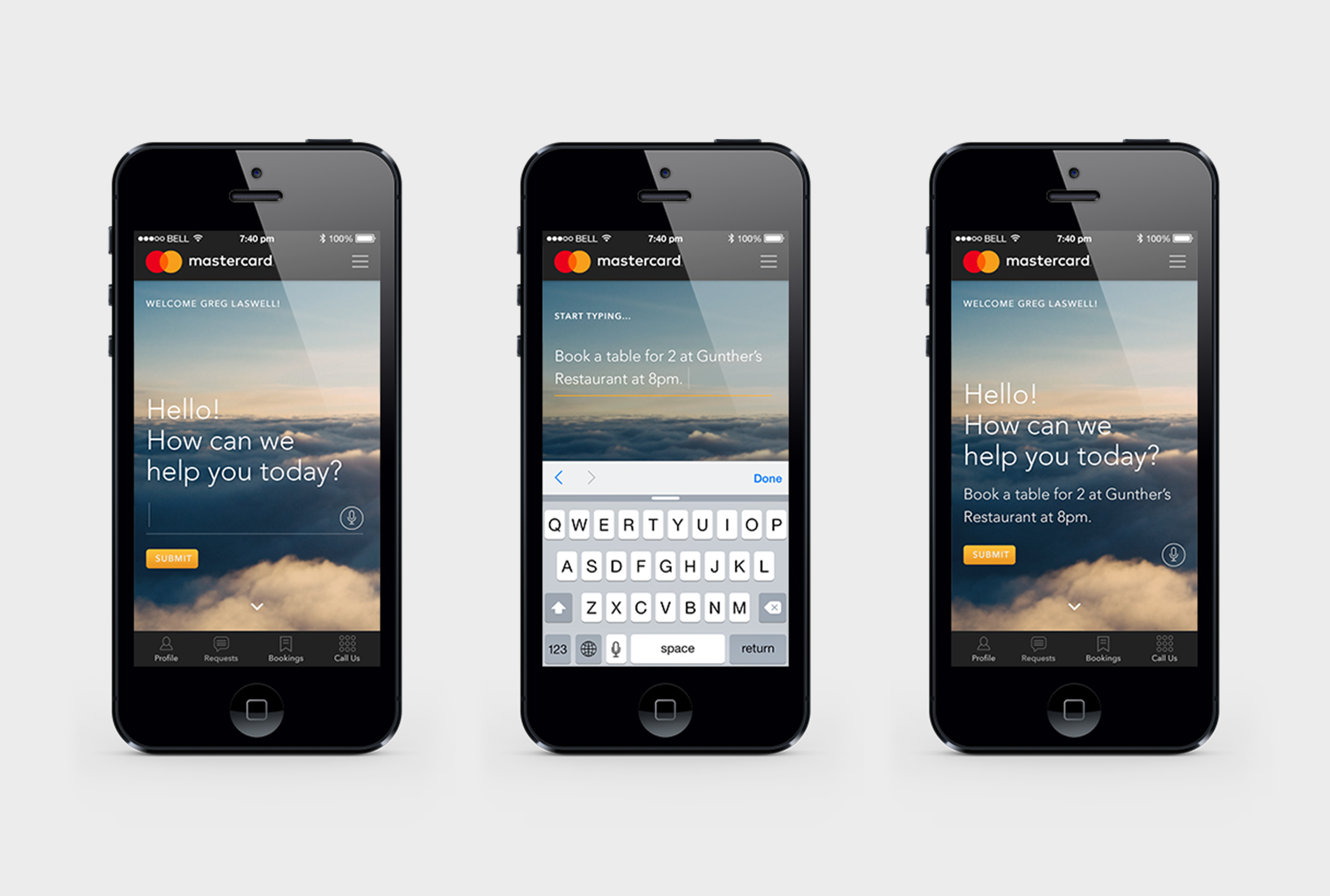 MasterCard Concierge App - YILING