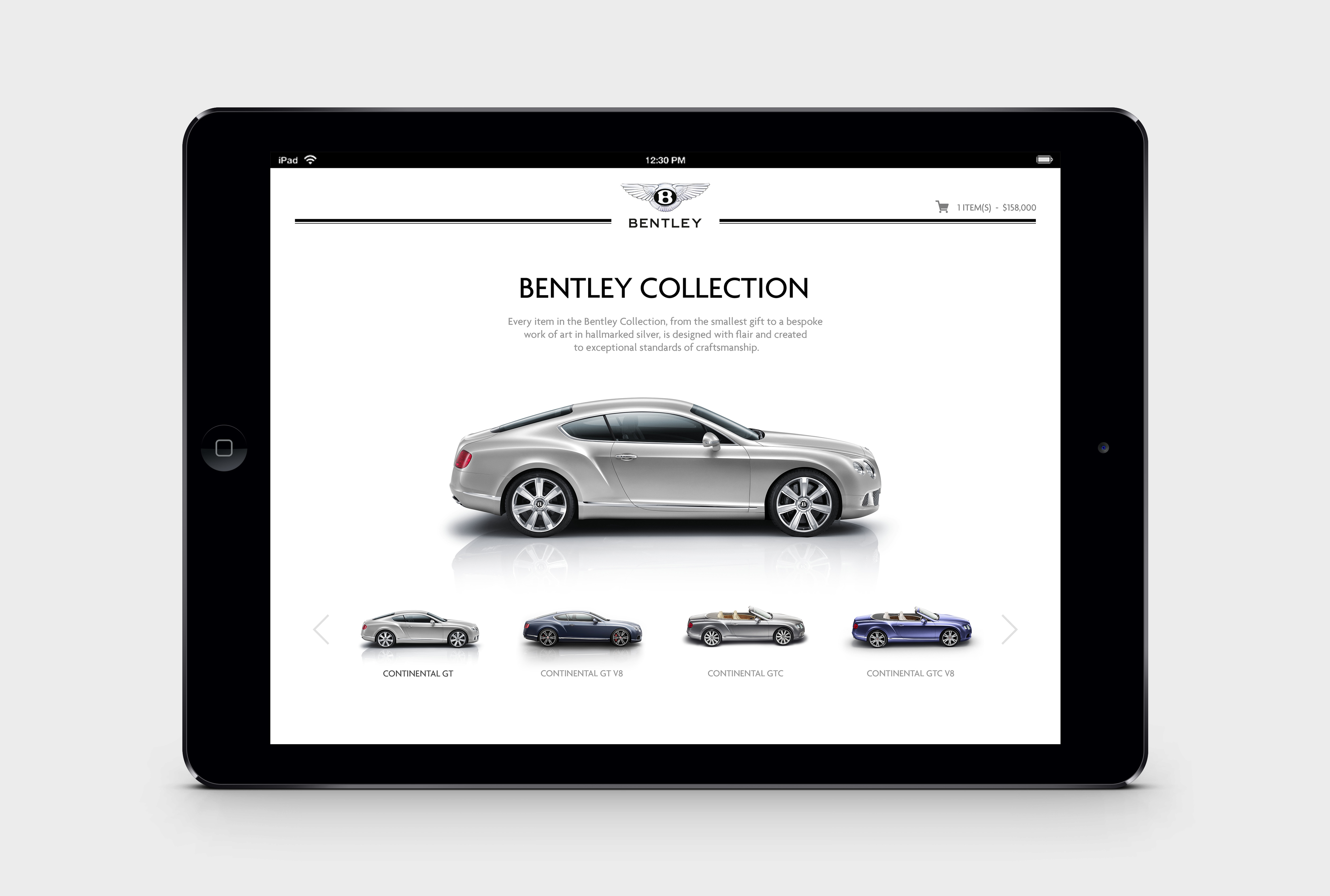 Bentley Sales App - YILING