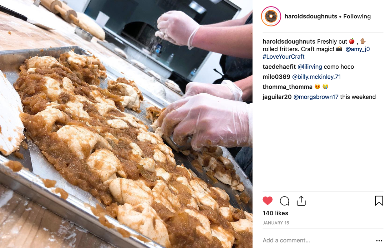 Harold's Doughnuts Social Media - Amy Jo Designs