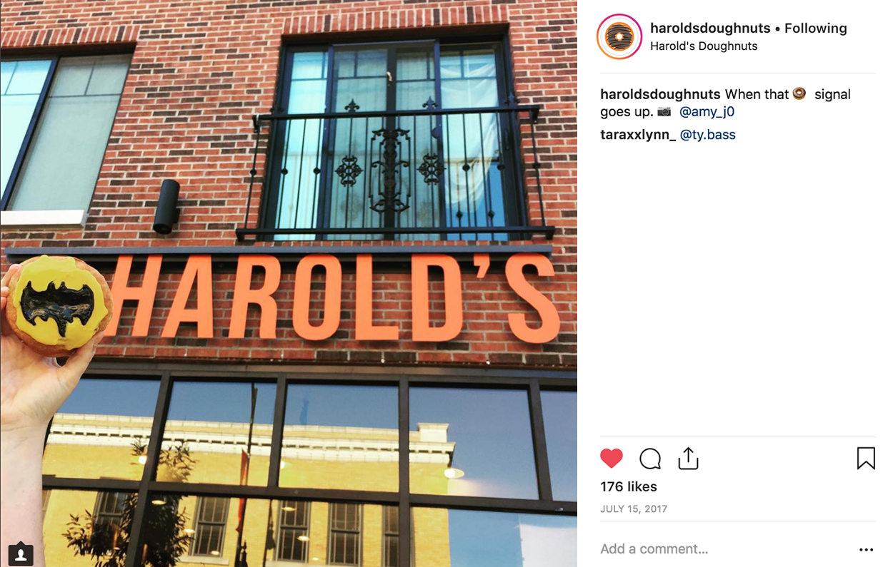 Harold's Doughnuts Social Media - Amy Jo Designs