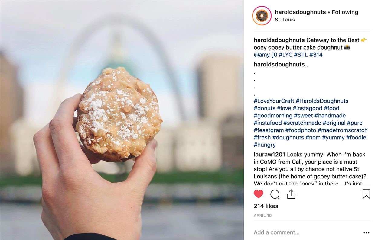 Harold's Doughnuts Social Media - Amy Jo Designs