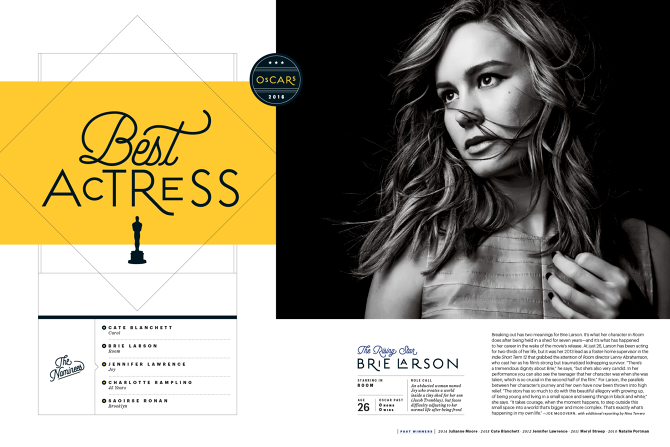 2016 Oscars Viewer's Guide - Keir Novesky