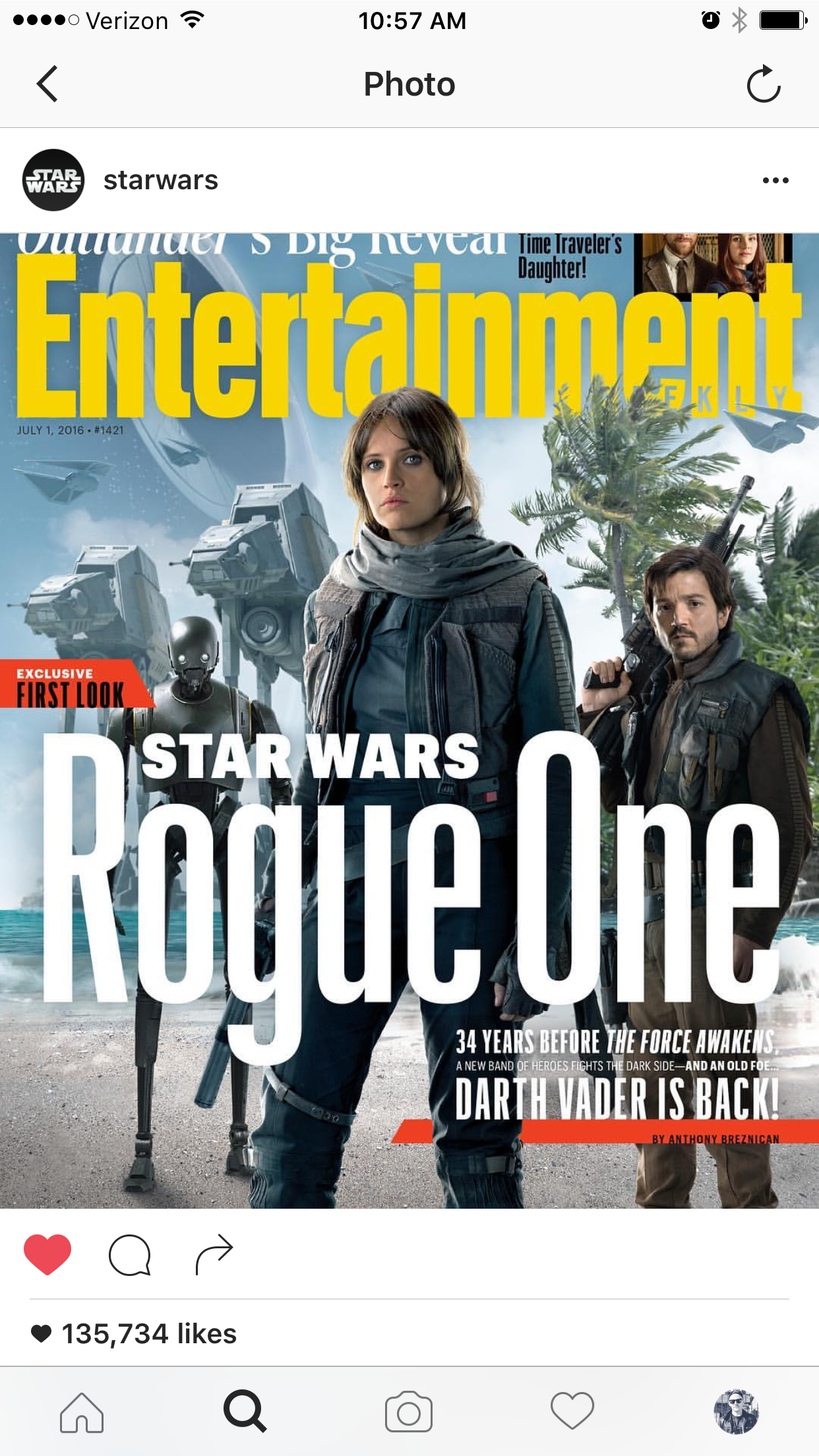 Star Wars: Rogue One cover - Keir Novesky