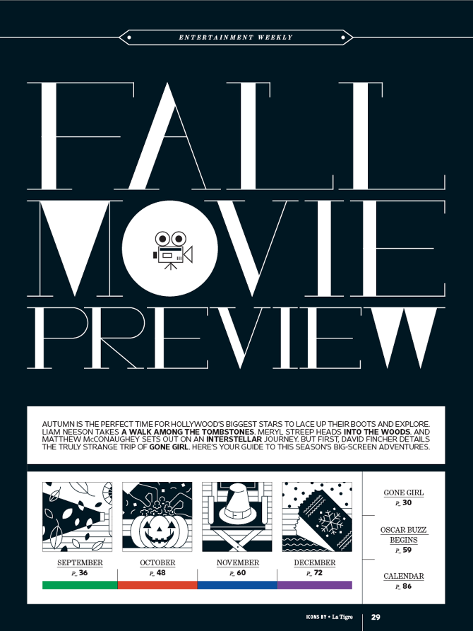 Fall Movie Preview issue 2014 - Keir Novesky