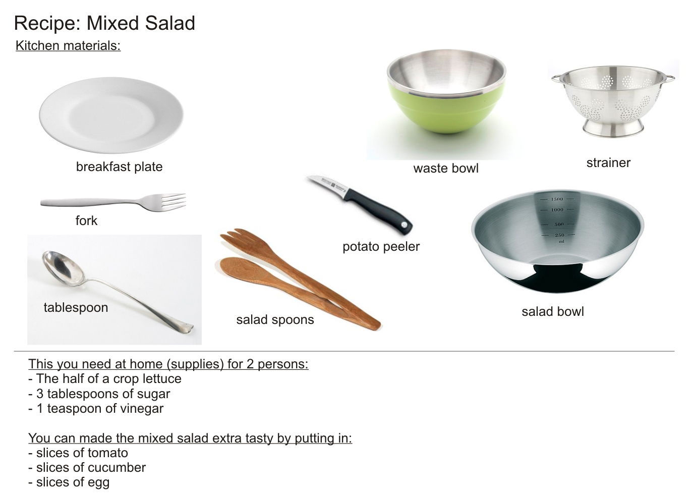 Scenario Based - Cooking class for kids with developmental issues ...