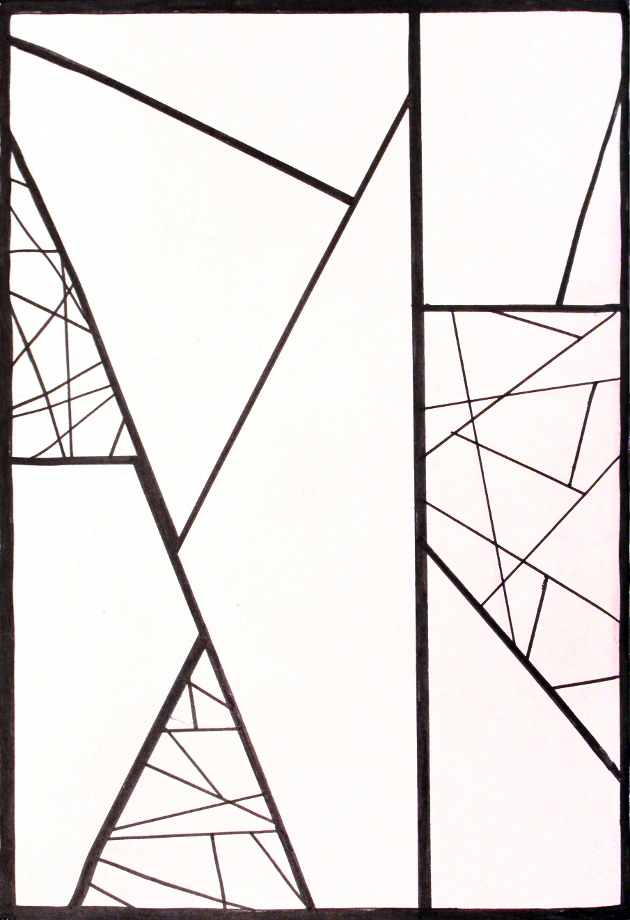 Colored Pencil & Line Artwork - Michelle Hébert