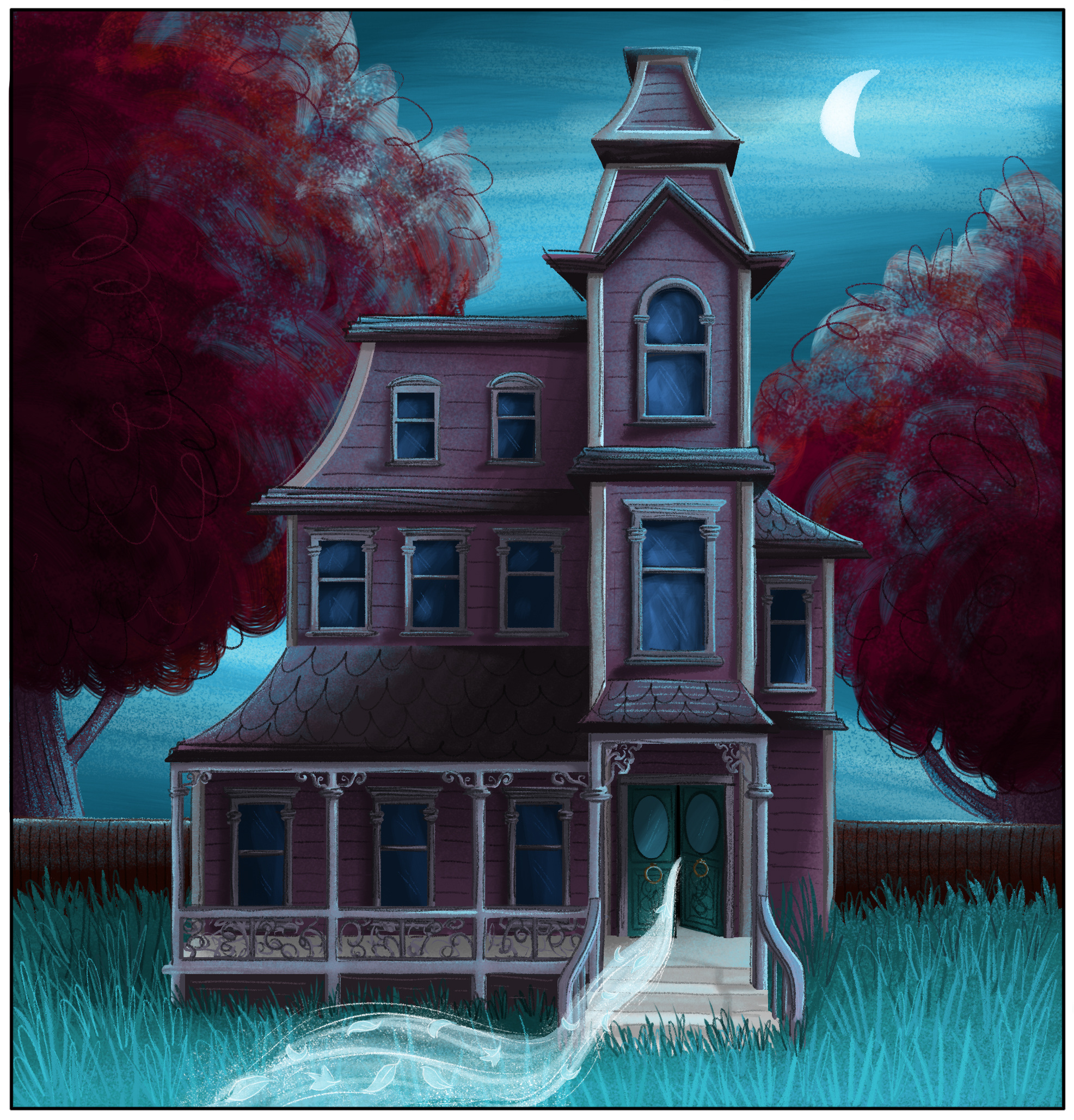 Amberin Huq Illustration