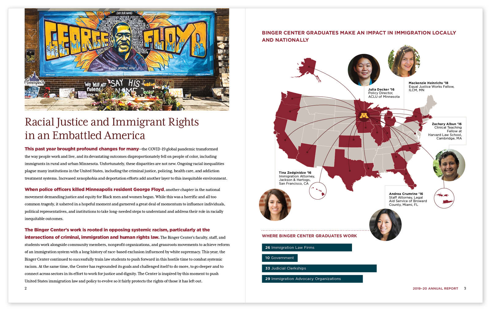 James H. Binger Center for New Americans - julie longo designs