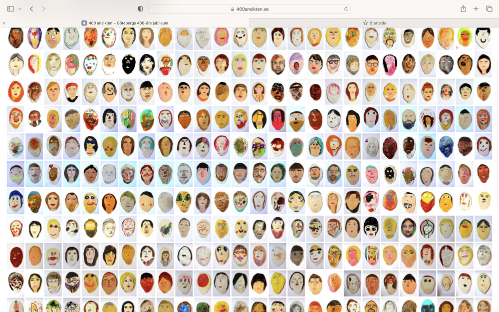 400 Ansikten - linda spåman