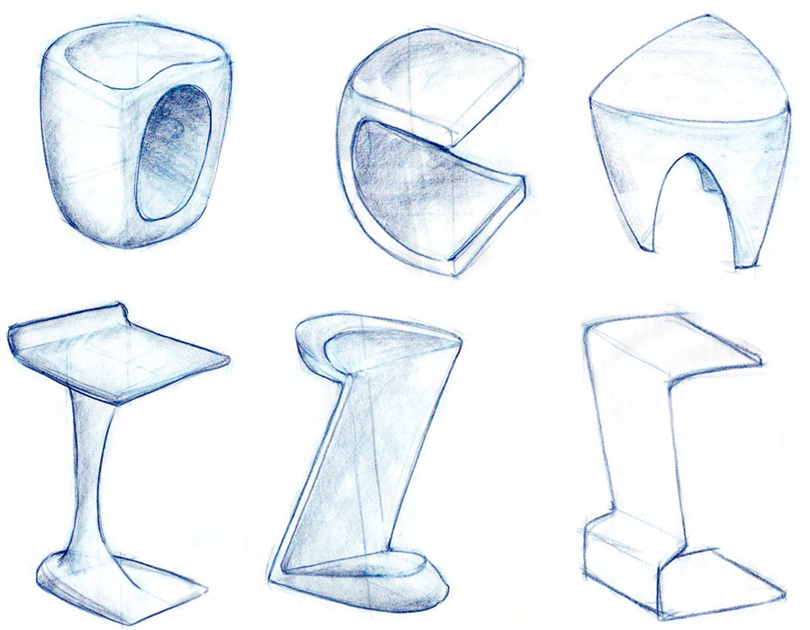 Concreteworks: respit stool - the innovative verve