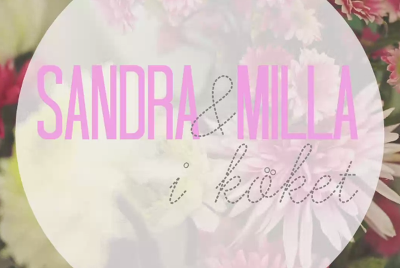 Sandra och Milla i köket. Webb-teve. - sandra beijer