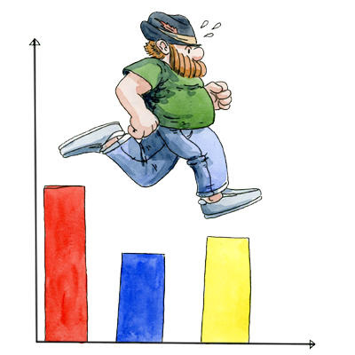 Cengage Learning characters - John Carvajal Illustration