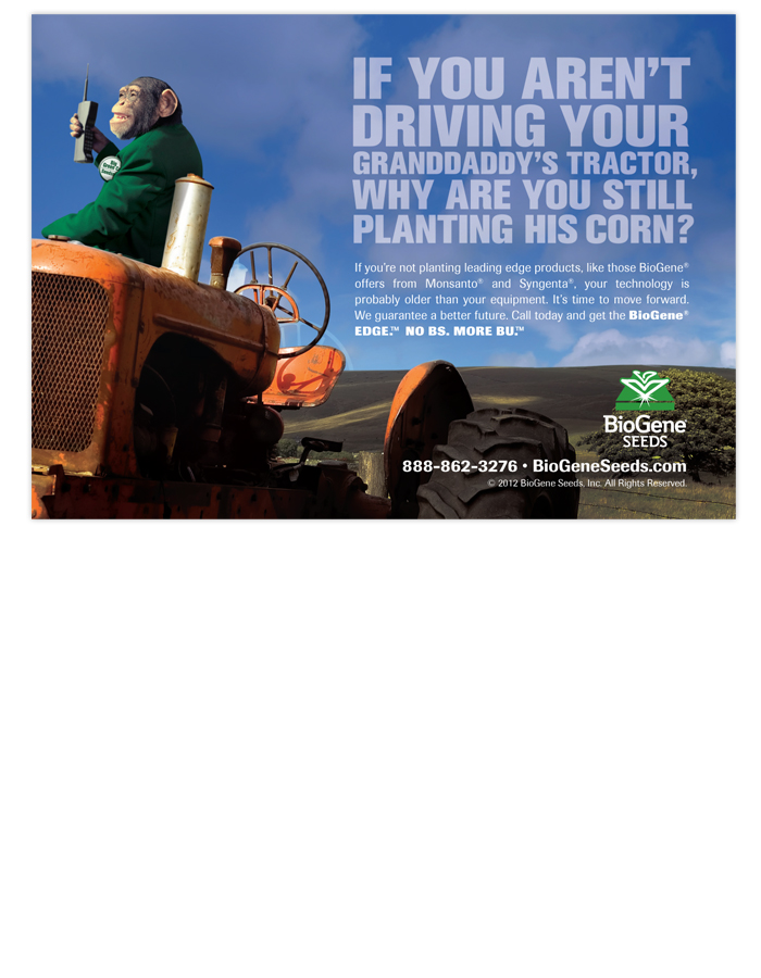 BioGene Seed Brand & Campaigns - Angela DiMarco Creative Services Portfolio