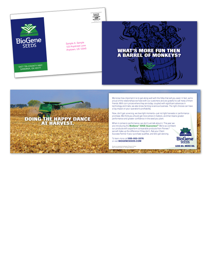 BioGene Seed Brand & Campaigns - Angela DiMarco Creative Services Portfolio