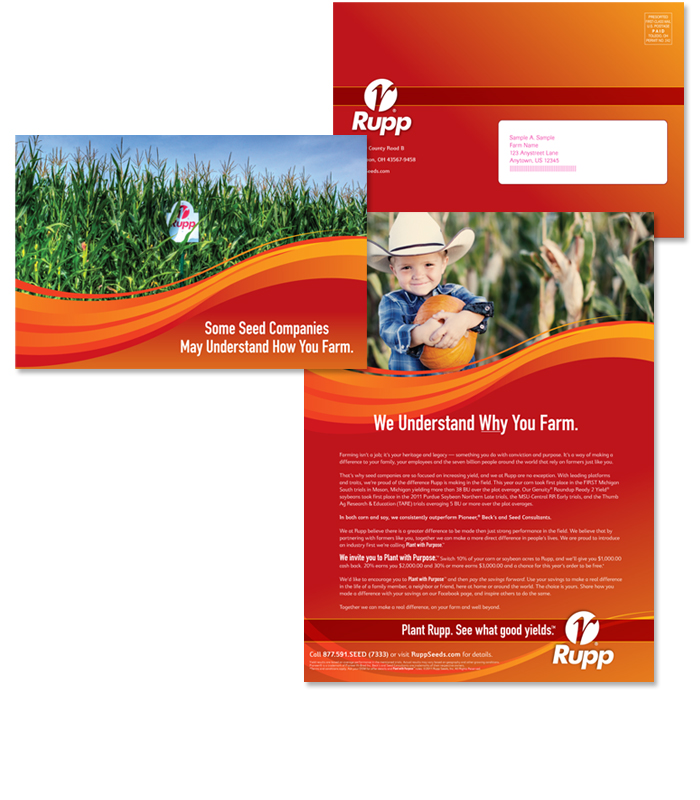 Rupp Seed Brand & Campaigns - Angela DiMarco Creative Services Portfolio